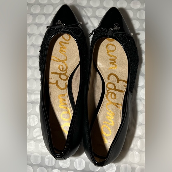 Sam Edelman | Shoes | Sam Edelman Lilly Tweed Bow Ballet Flats | Poshmark